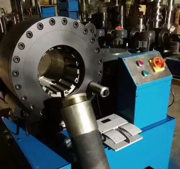 Hydraulic Cable Crimping Machine Air Hose Fitting Crimper Finn Power Swager