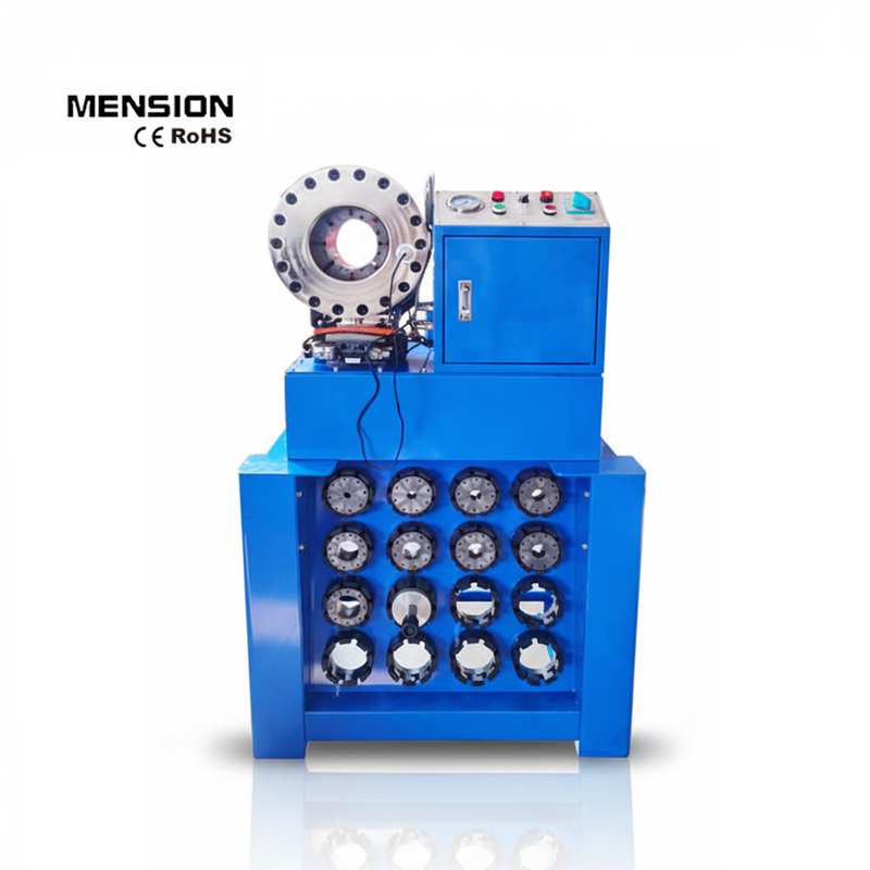 DX68 Hydraulic Hose Crimping Machine - 500T Force, 14-87mm Range
